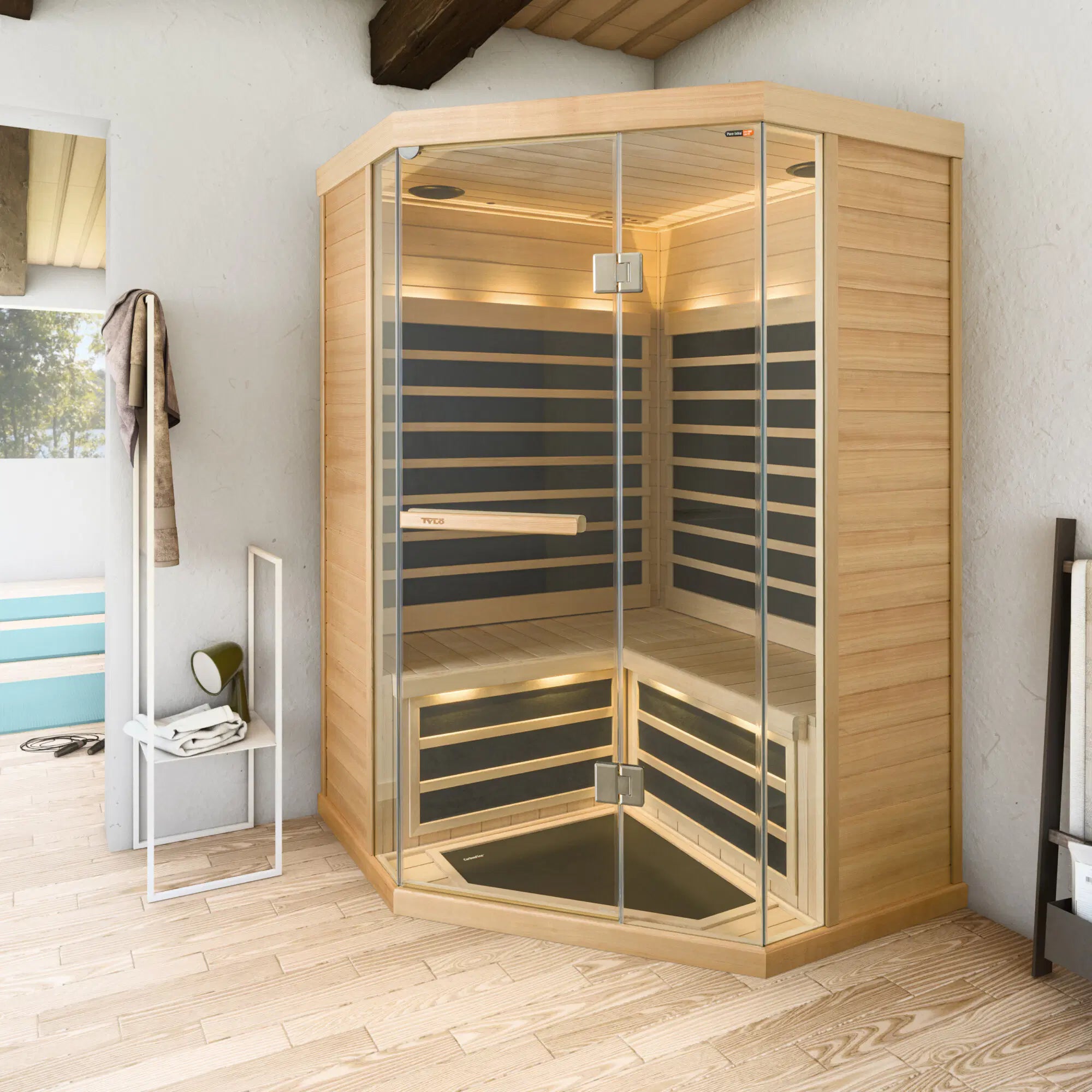 Tylo T-870H Infrared Sauna Cabin – Hot Tub Village